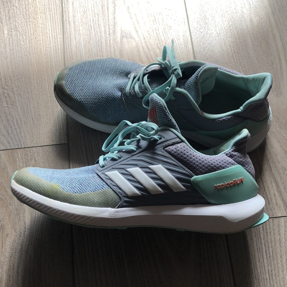 Ladies Adidas Cloud Foam Sneakers - Gem